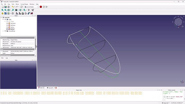 Intro to FreeCAD Part 7: Sweeps and Lofts with Guide Curves